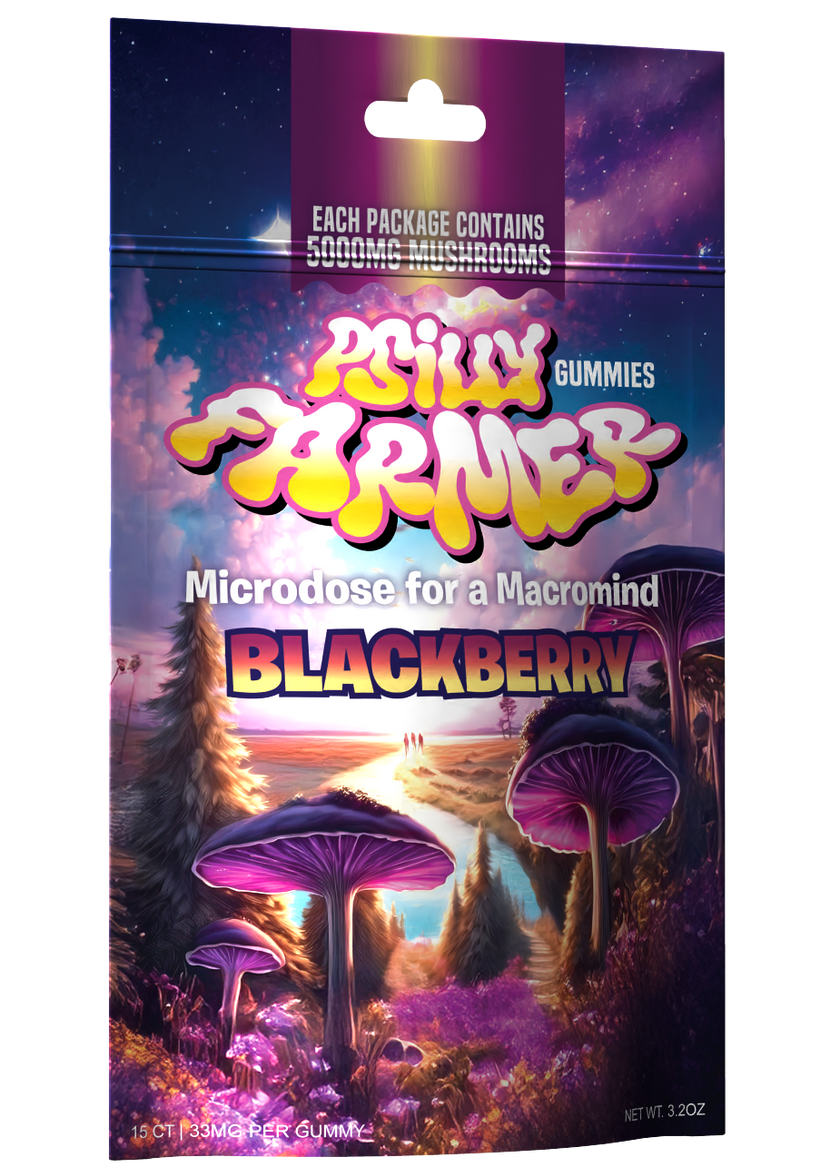 Psilly Farmer 5000mg Mushroom Gummies – Blackberry Bliss – 3 Tall Pines ...